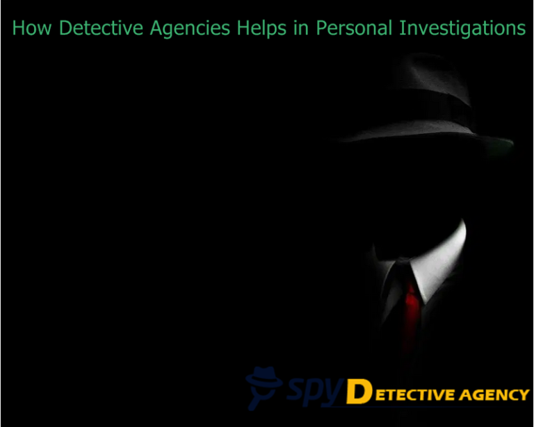 How Detective Agencies Helps in Personal Investigations. – Spy ...